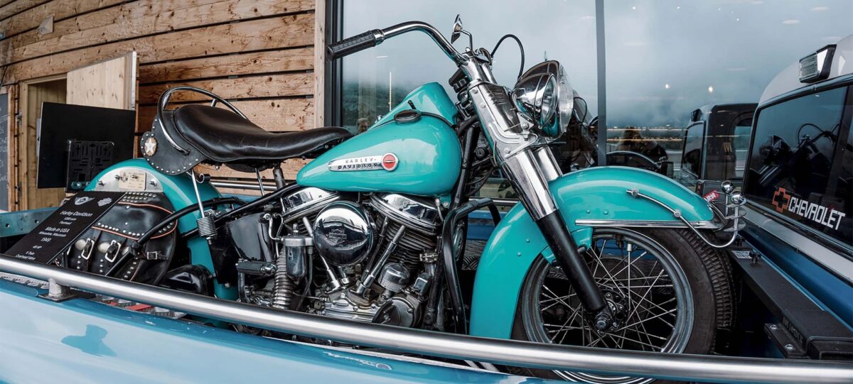 Harley Davidson Panhead 1200cc from 1949 - TOP Mountain Crosspoint